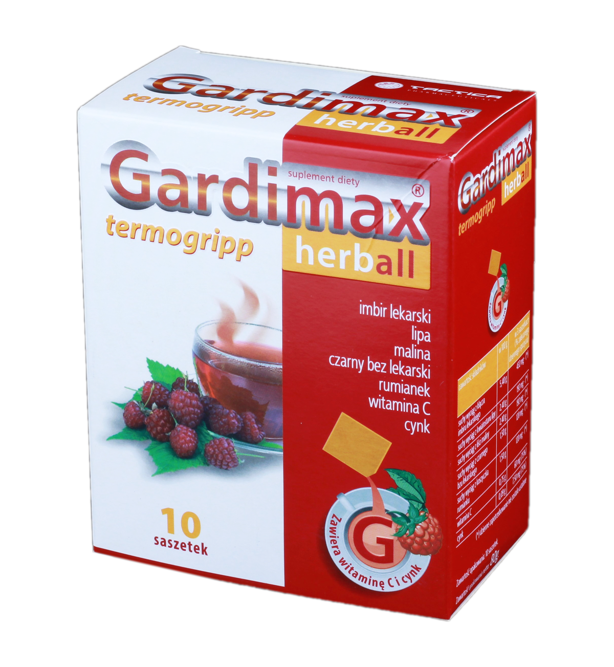 GARDIMAX Termogripp Herbal sachets, 10 pcs. | Mēness aptieka