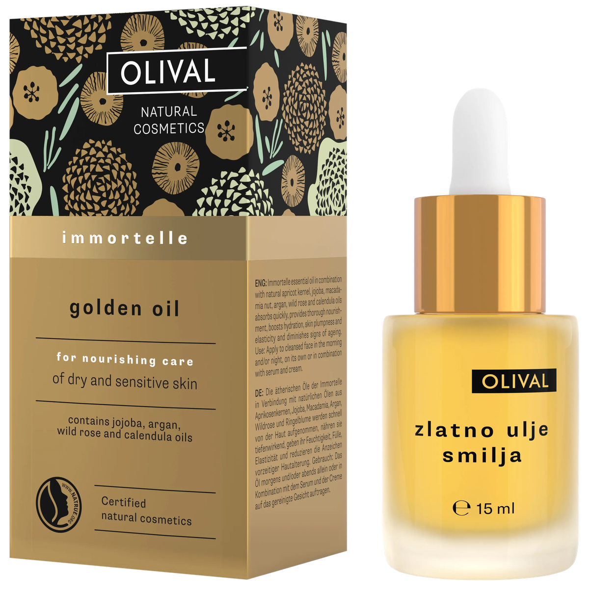 OLIVAL Immortelle Golden oil, 15 ml | Mēness aptieka