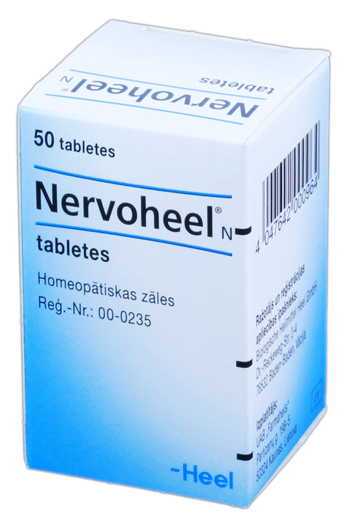 NERVOHEEL tabletes, 50 gab. - Piegāde visā Latvijā | Mēness aptieka
