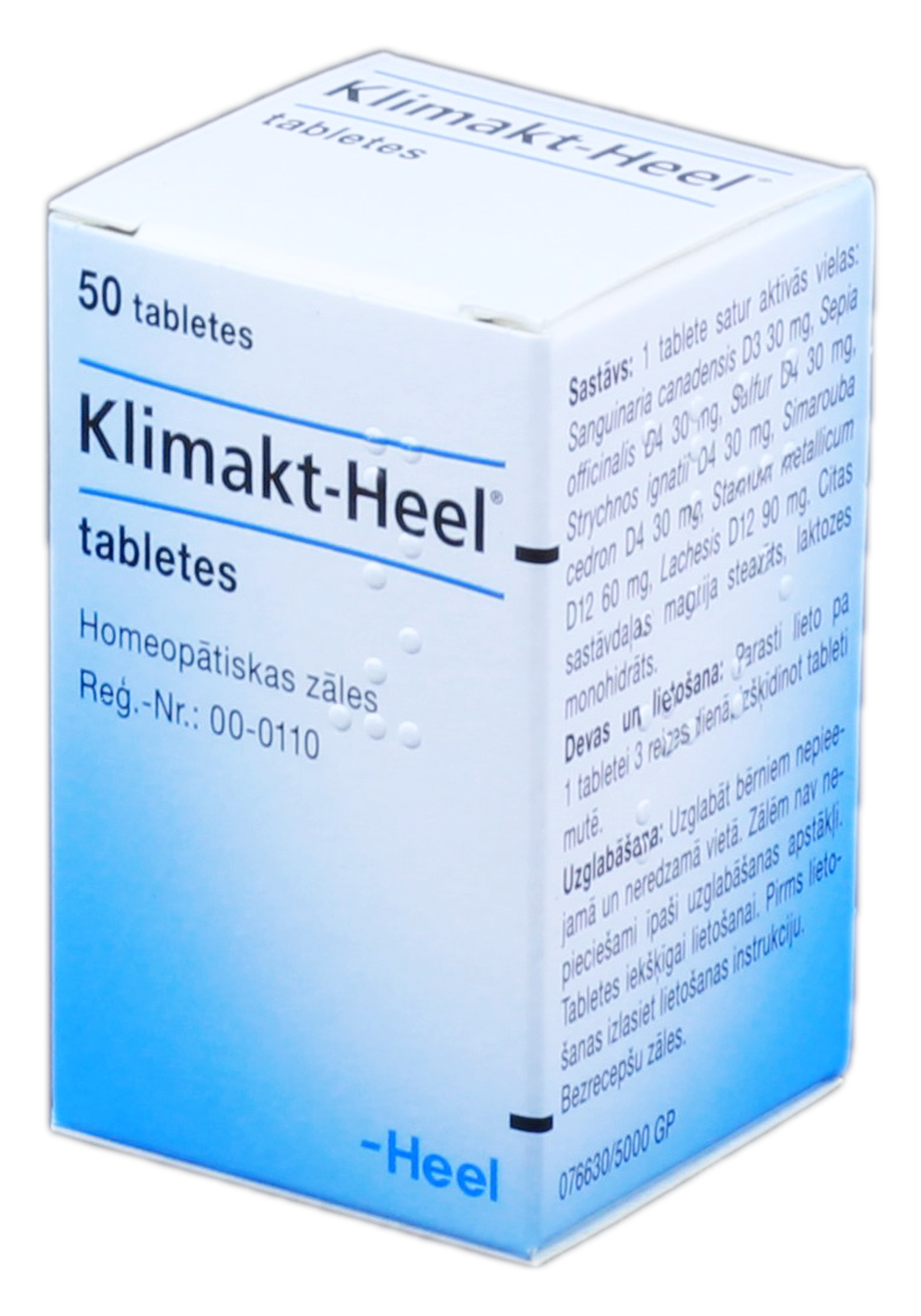KLIMAKT-HEEL tabletes, 50 gab. - Piegāde visā Latvijā | Mēness aptieka