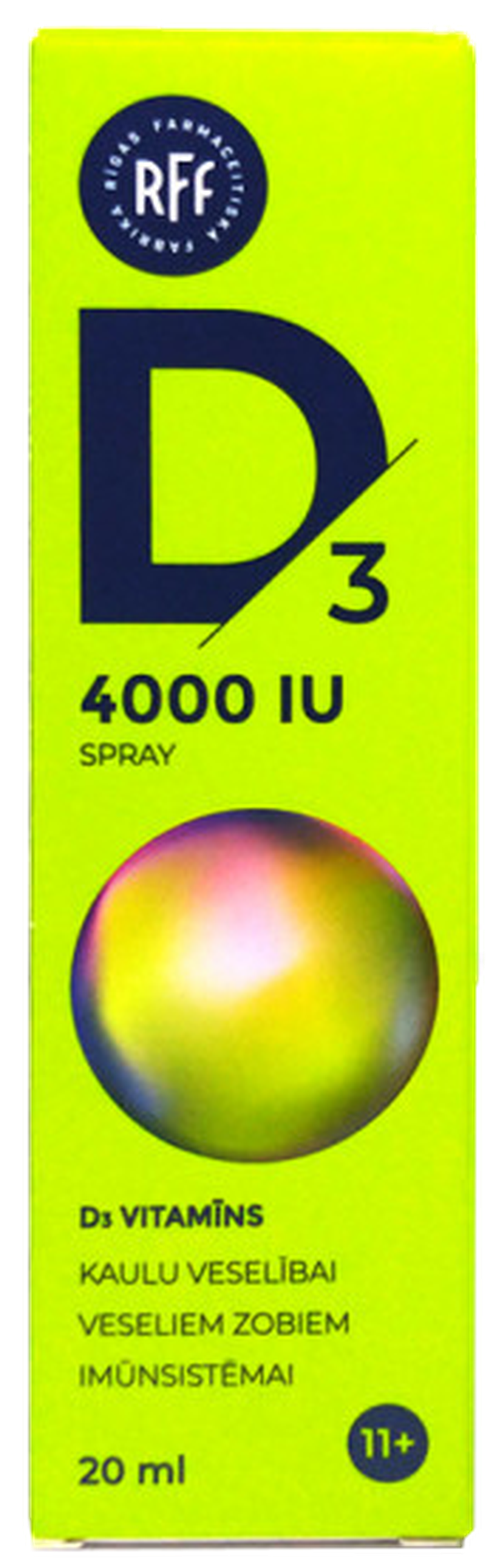 RFF D3 4000 IU spray, 20 ml | Mēness aptieka