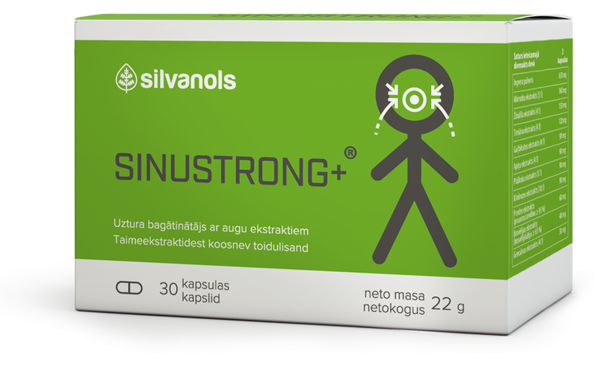 SINUSTRONG + capsules, 30 pcs. | Mēness aptieka