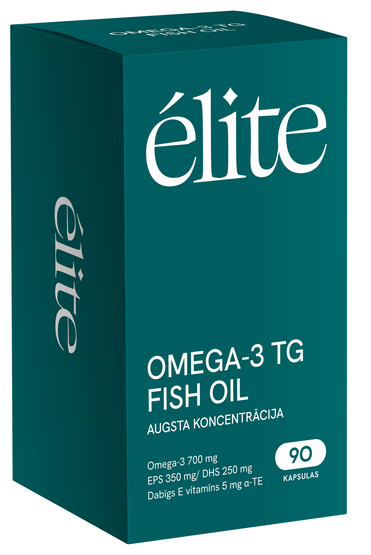 ELITE Omega-3 Tg Fish Oil kapsulas, 90 gab. - Piegāde visā Latvijā | Mēness aptieka