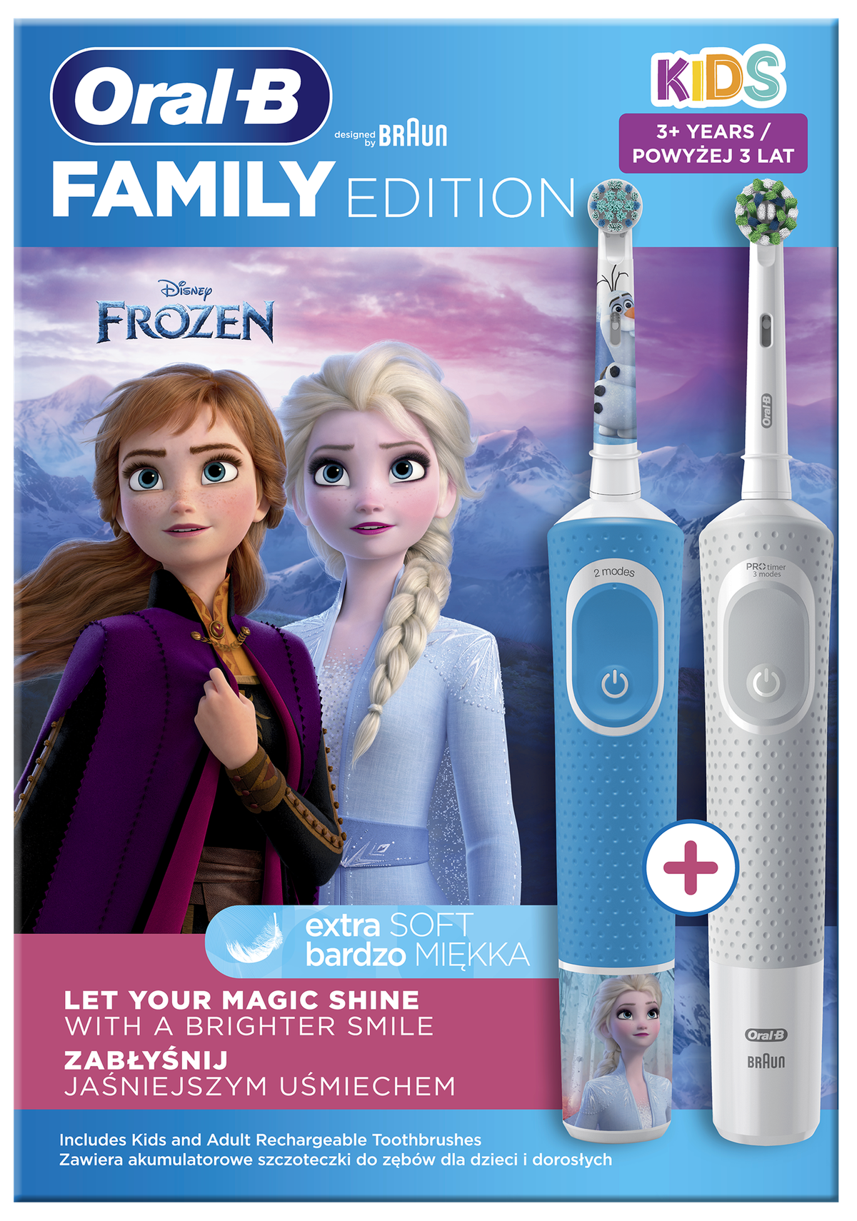 ORAL-B Family Pack Frozen Electric Toothbrushes set, 1 pcs. | Mēness ...