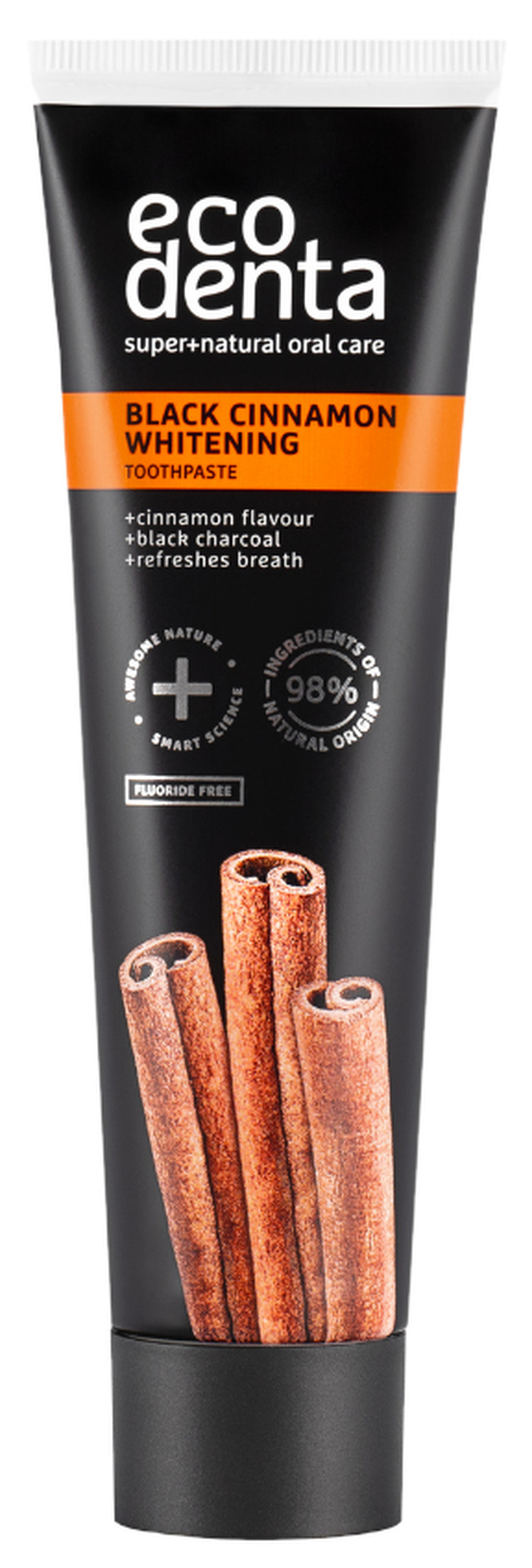 ECODENTA Black Cinnamon Whitening toothpaste, 100 ml | Mēness aptieka