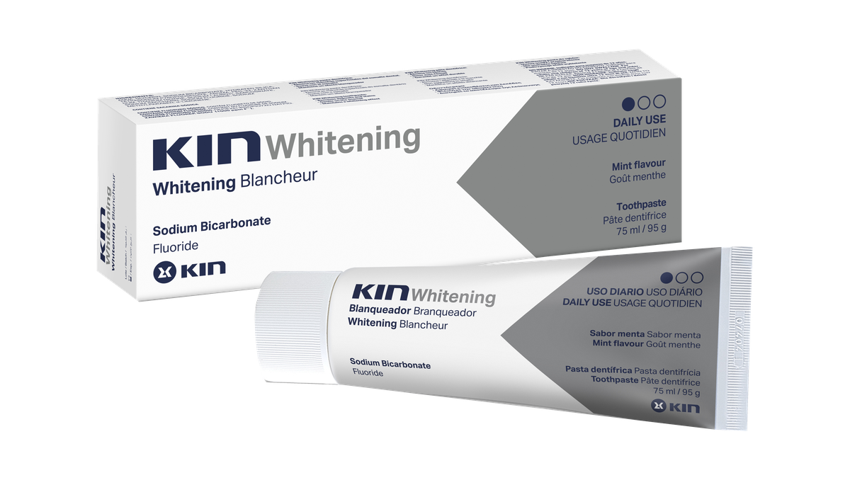KIN Whitening zobu pasta, 75 ml - Piegāde visā Latvijā | Mēness aptieka