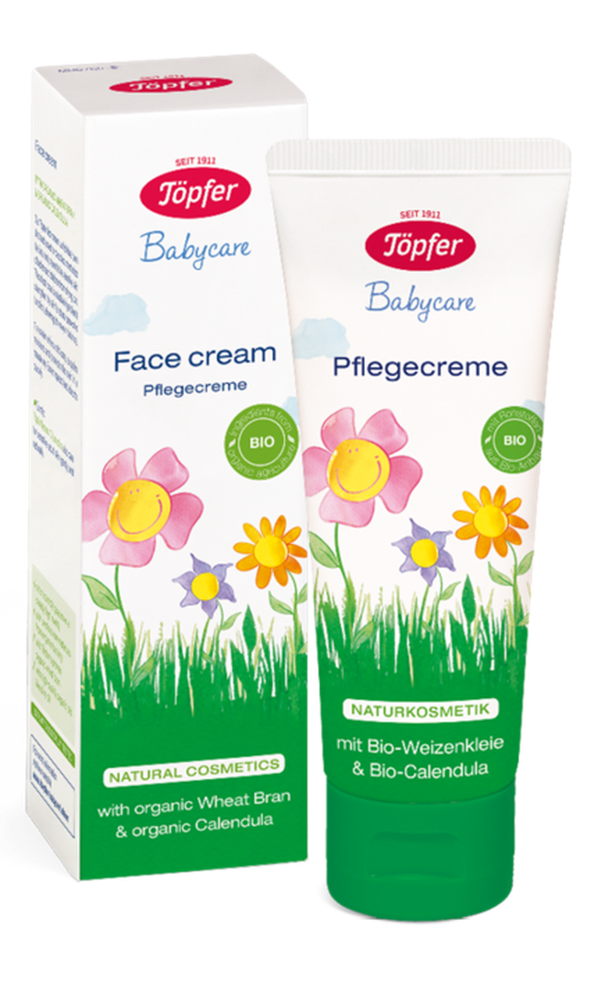 TOPFER Krēms zīdaiņiem ar ekoloģiskām klijām un kliņģerītēm, 75 ml ...