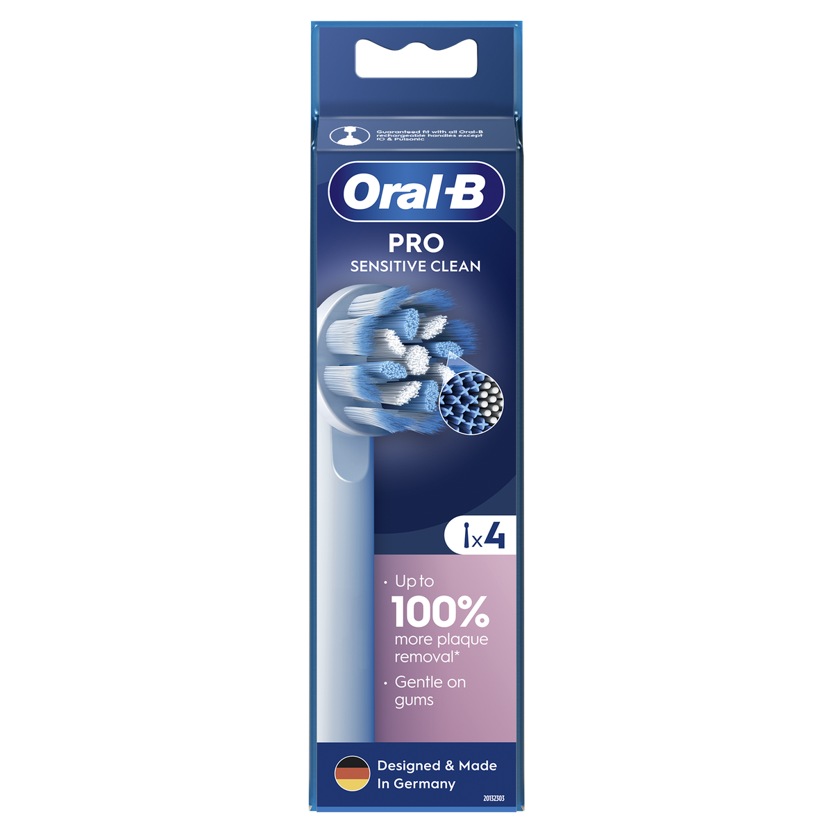ORAL-B Sensitive Clean Pro electric toothbrush heads, 4 pcs. | Mēness ...