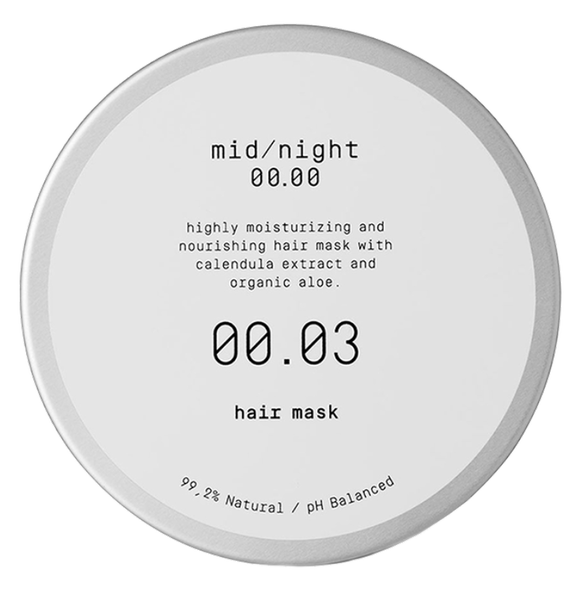 MIDNIGHT 00.03 hair mask, 200 ml | Mēness aptieka