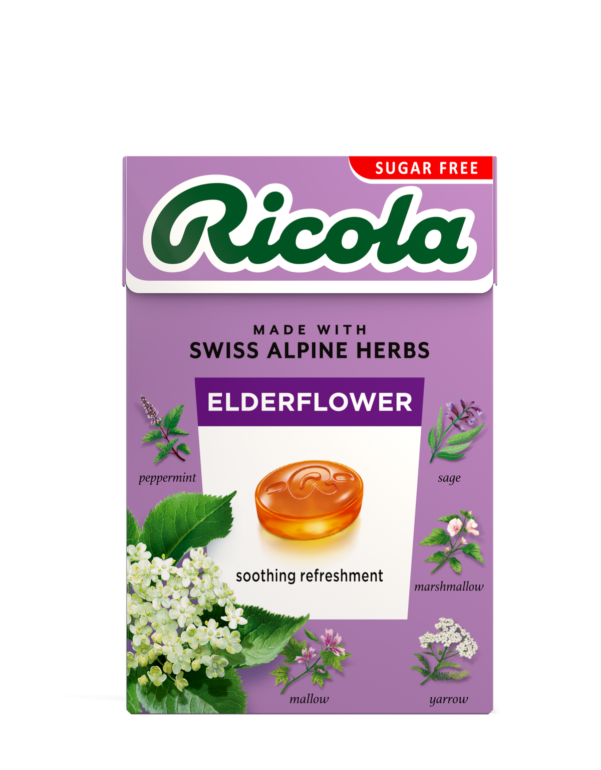 RICOLA Elderflower candies, 50 g | Mēness aptieka