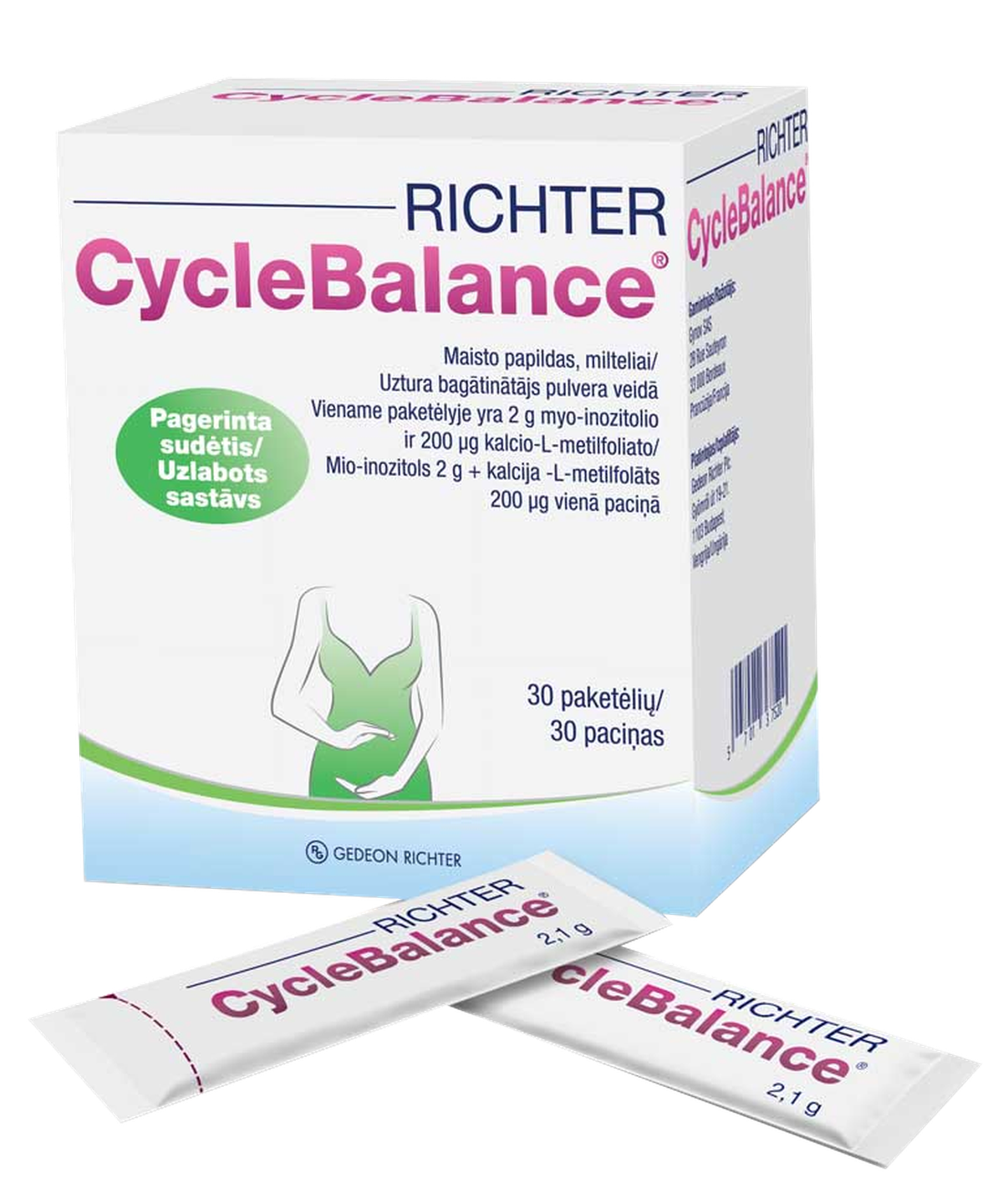 CYCLE BALANCE sachets, 30 pcs. | Mēness aptieka