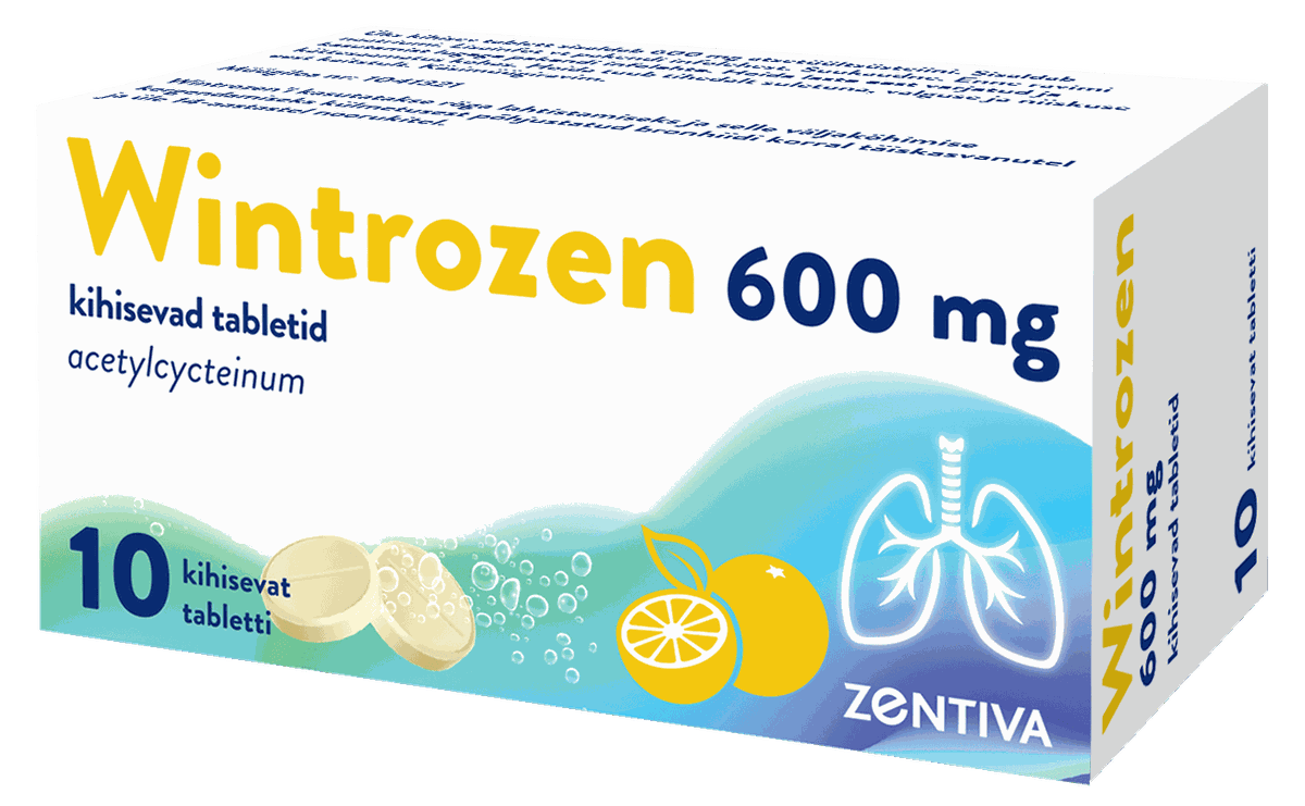 WINTROZEN 600 mg putojošās tabletes, 10 gab. - Piegāde visā Latvijā ...