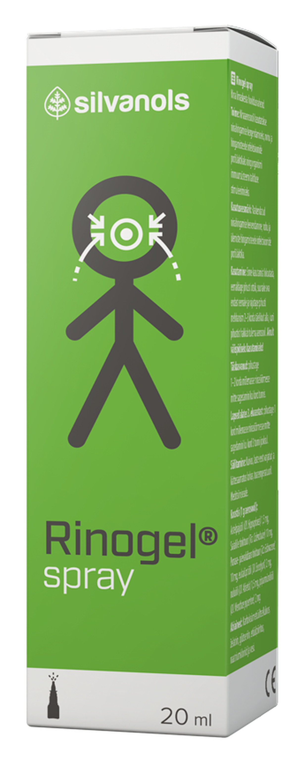 RINOGEL deguna aerosols, 20 ml - Piegāde visā Latvijā | Mēness aptieka