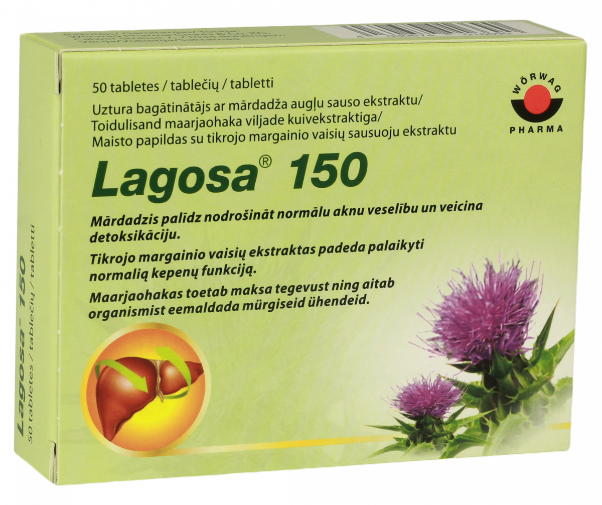 LAGOSA 150 таблетки, 50 шт. | Mēness aptieka