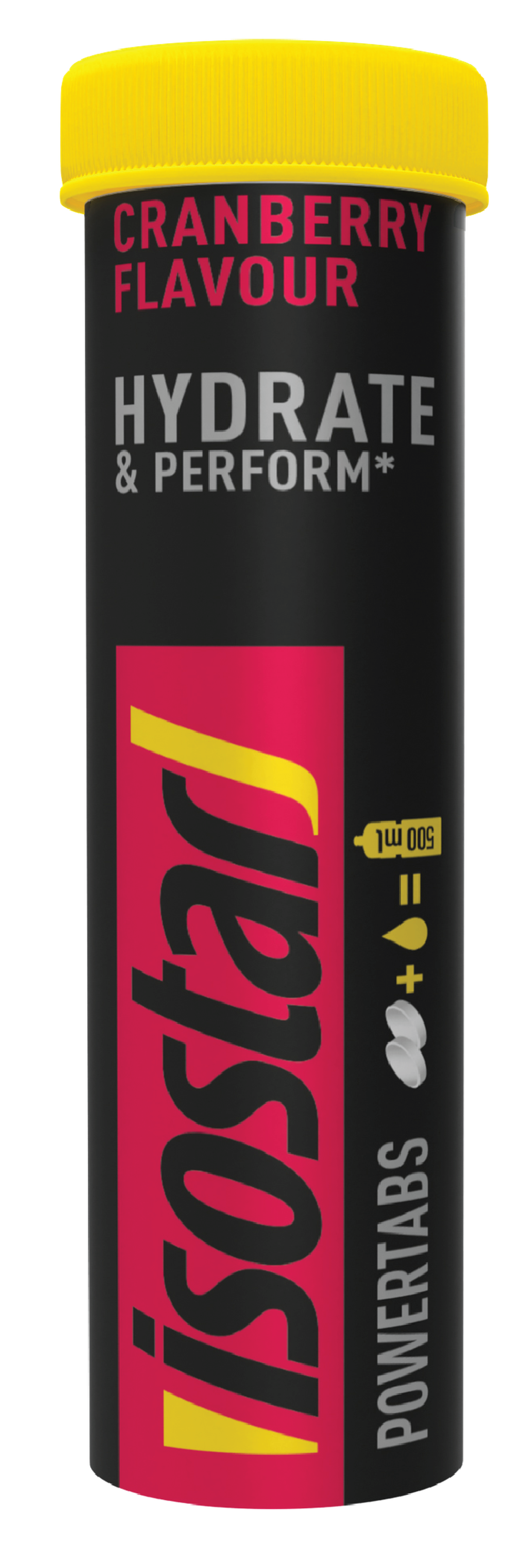 ISOSTAR Hydrate & Perform Powertabs Cranberry Isotonic 12g effervescent ...