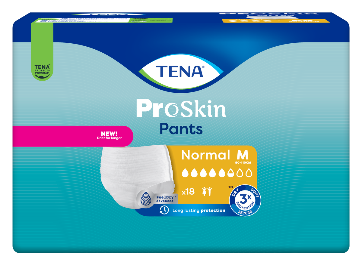 TENA Pants Normal M nappy pants, 18 pcs. | Mēness aptieka