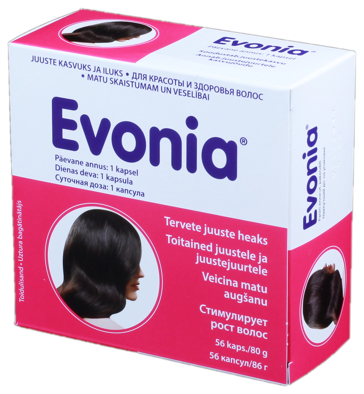 EVONIA kapsulas, 56 gab. - Piegāde visā Latvijā | Mēness aptieka