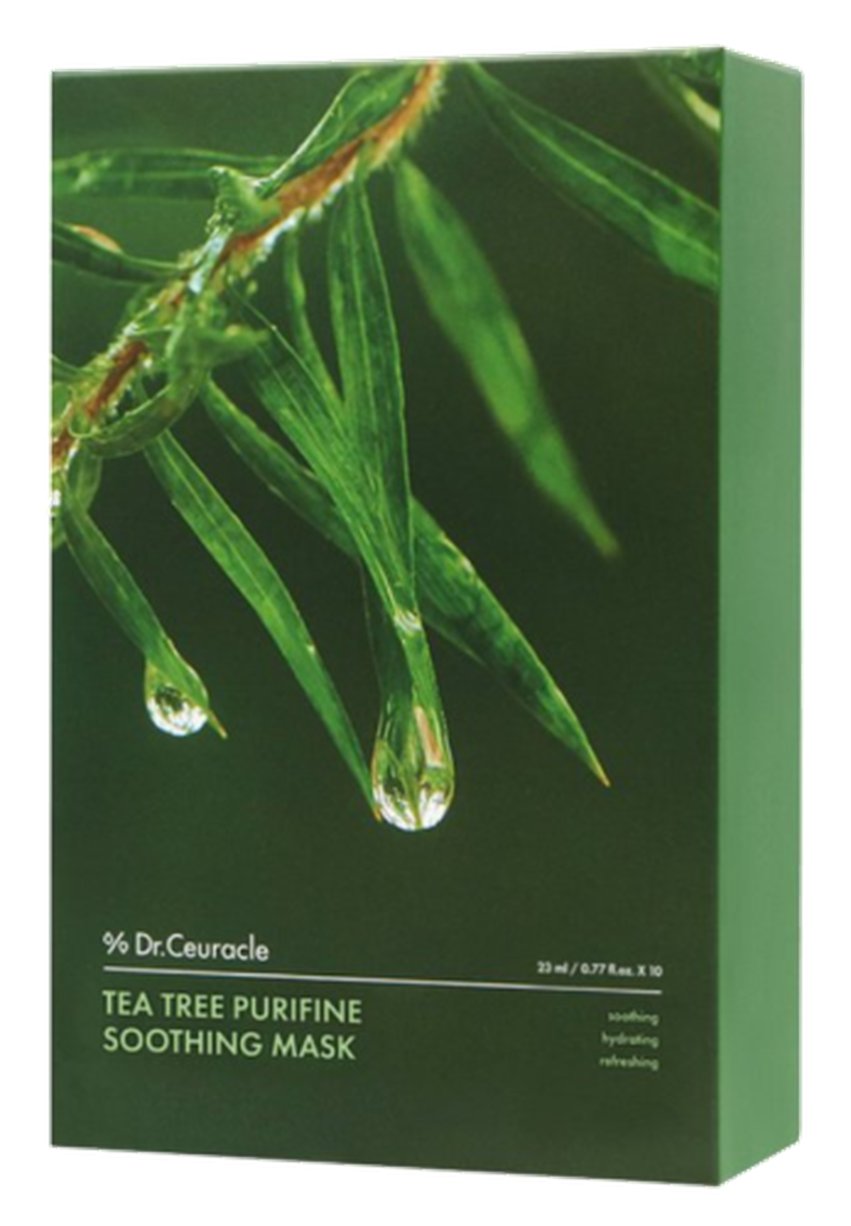 DR.CEURACLE Tea Tree Purifine Soothing тканевая маска для лица, 10 шт ...