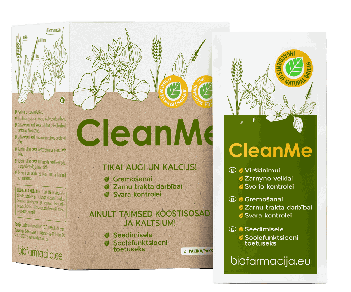 BIOFARMACIJA Clean Me sachets, 21 pcs. | Mēness aptieka