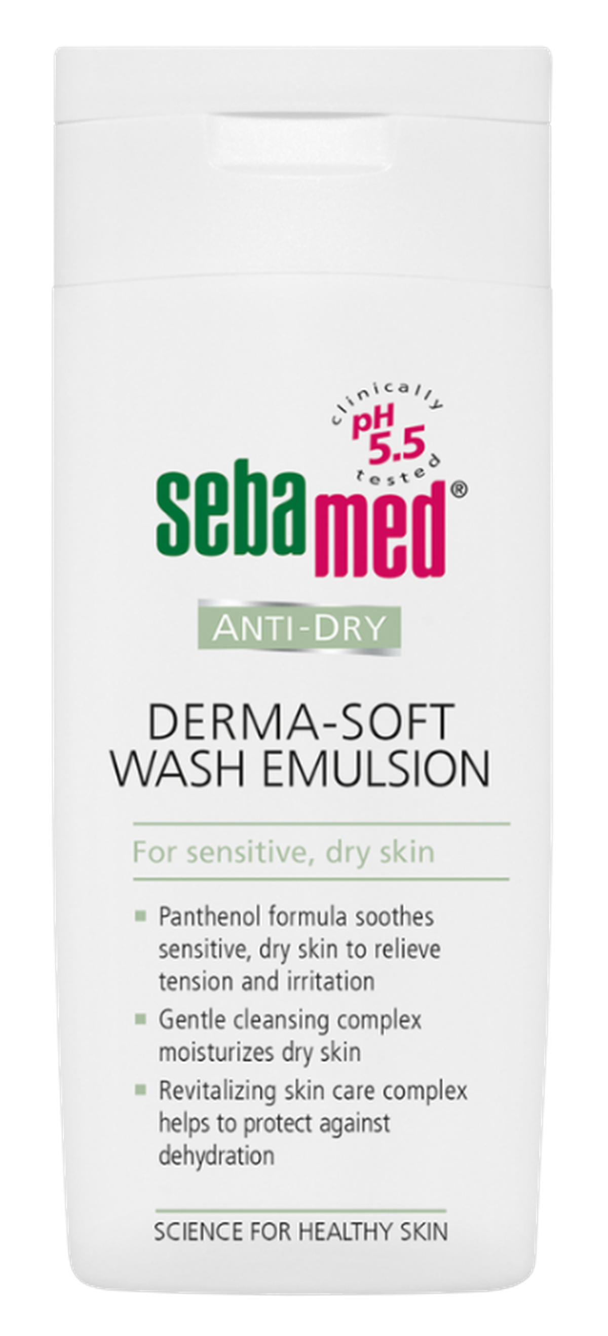SEBAMED Anti-Dry Derma-soft Wash emulsion, 200 ml | Mēness aptieka