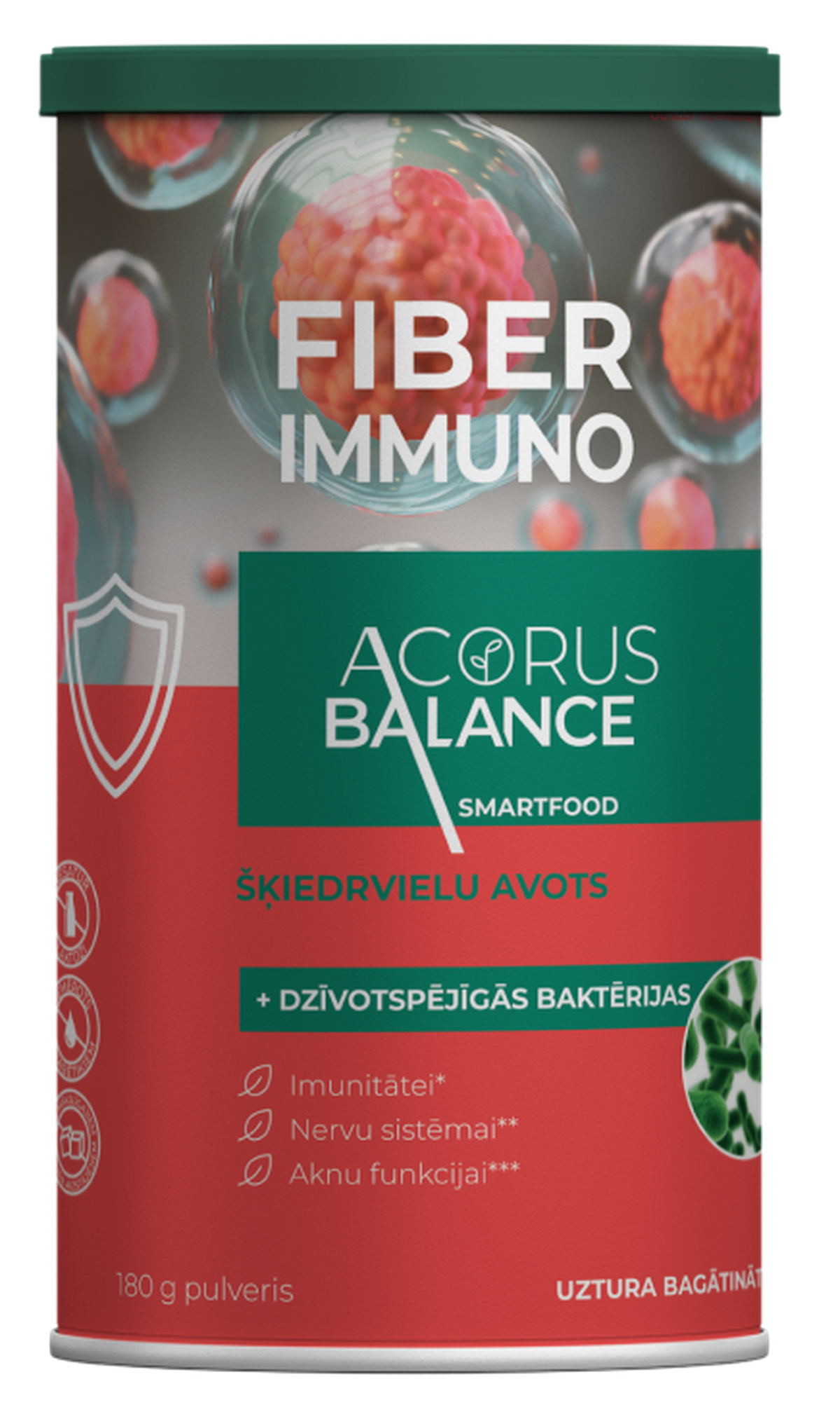 ACORUS BALANCE Fiber Immuno порошок, 180 г | Mēness aptieka