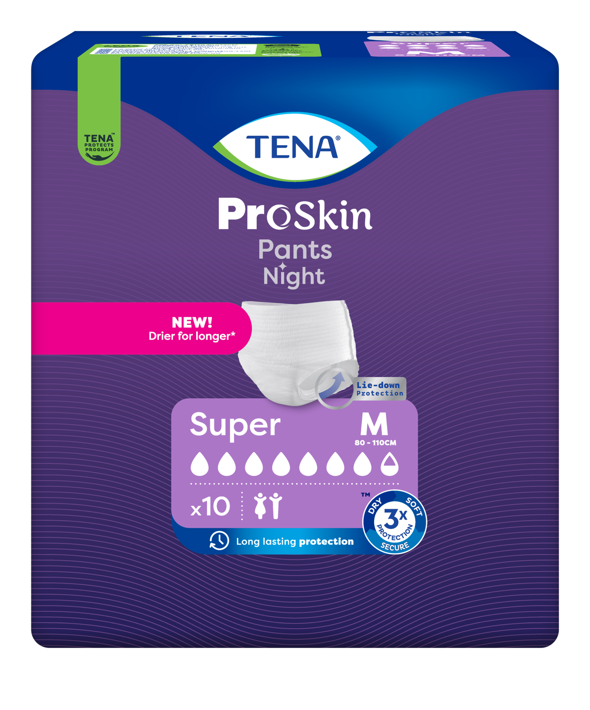 TENA Pants Night Super M nappy pants, 10 pcs. | Mēness aptieka