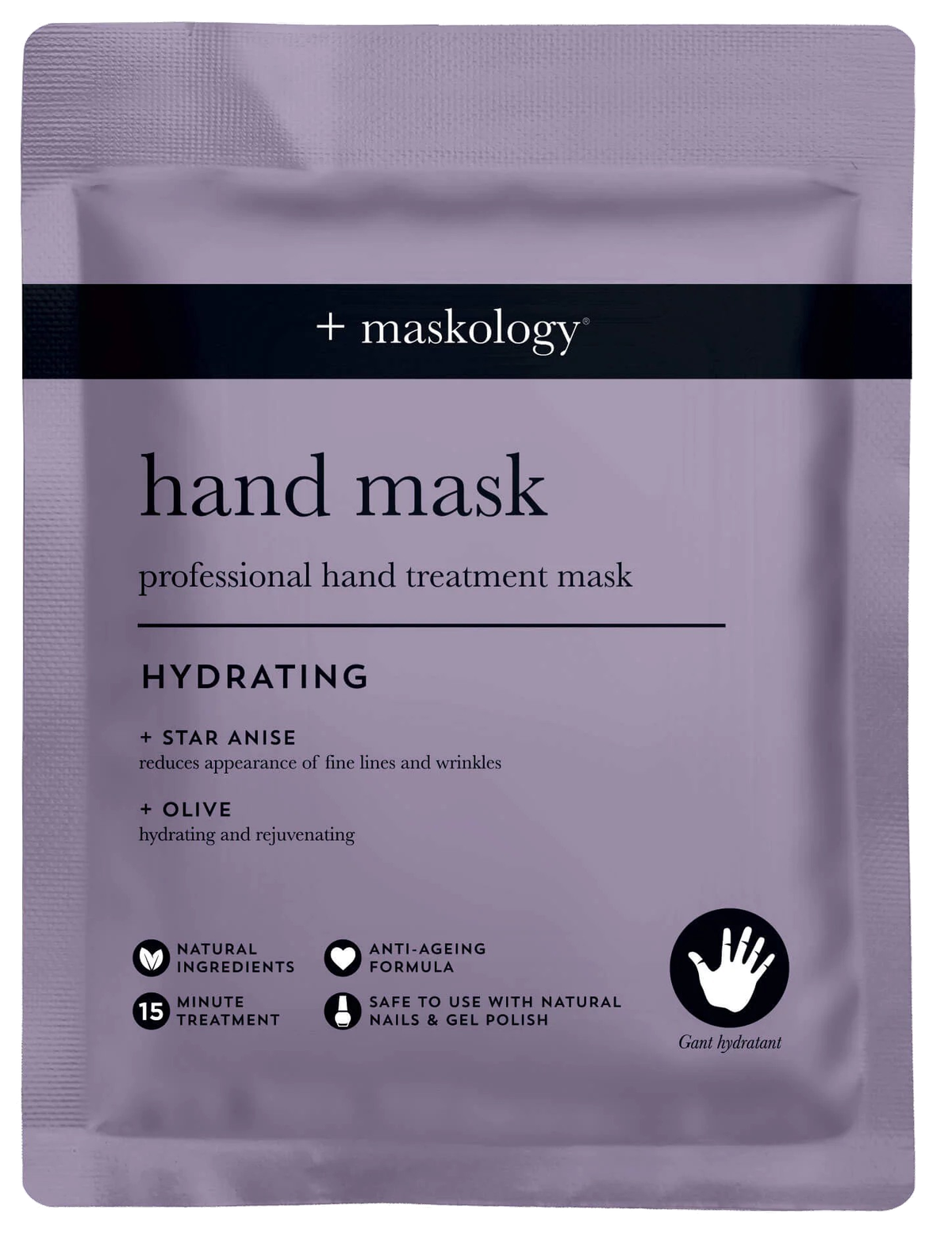 MASKOLOGY Hand hand mask-gloves, 1 pair | Mēness aptieka