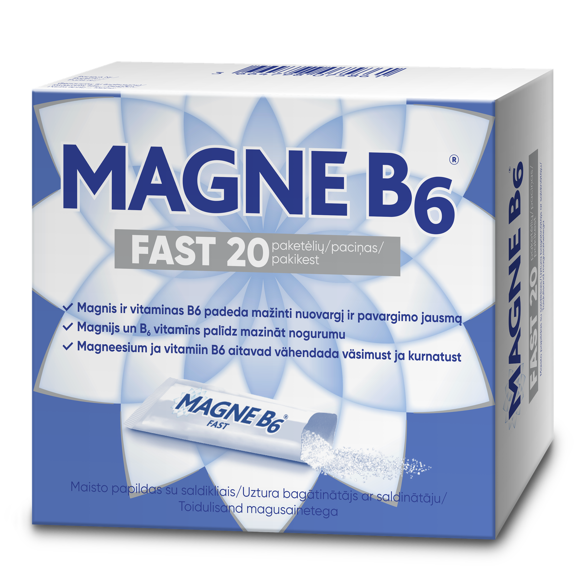 MAGNE B6 Fast šķīdināmais pulveris, 20 gab. - Piegāde visā Latvijā ...