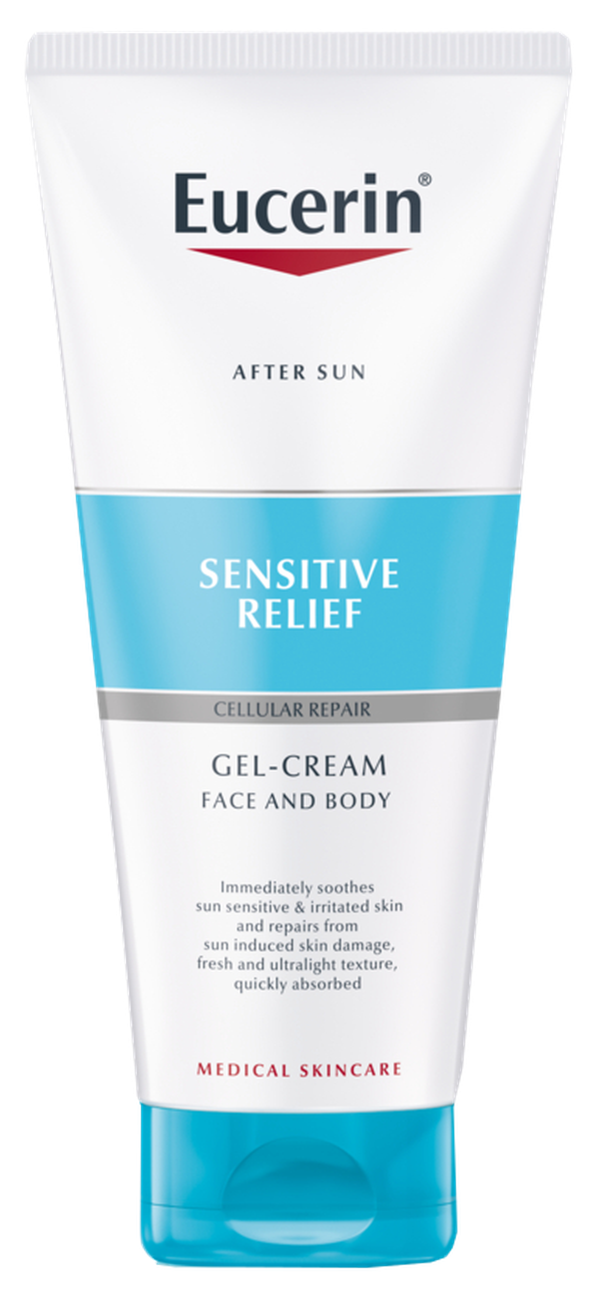 EUCERIN After Sun Sensitive Relief gel, 200 ml | Mēness aptieka