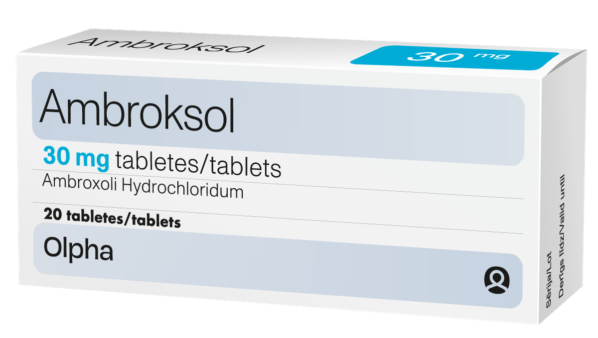 AMBROKSOL 30 mg tabletes, 20 gab. - Piegāde visā Latvijā | Mēness aptieka