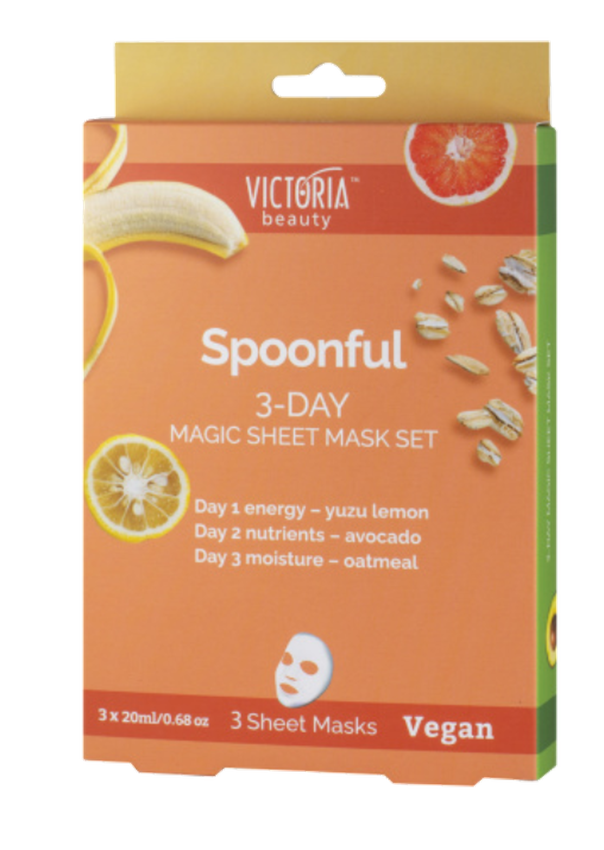 VICTORIA BEAUTY Spoonful 3-Day Magic Тканевых Масок комплект, 1 шт ...