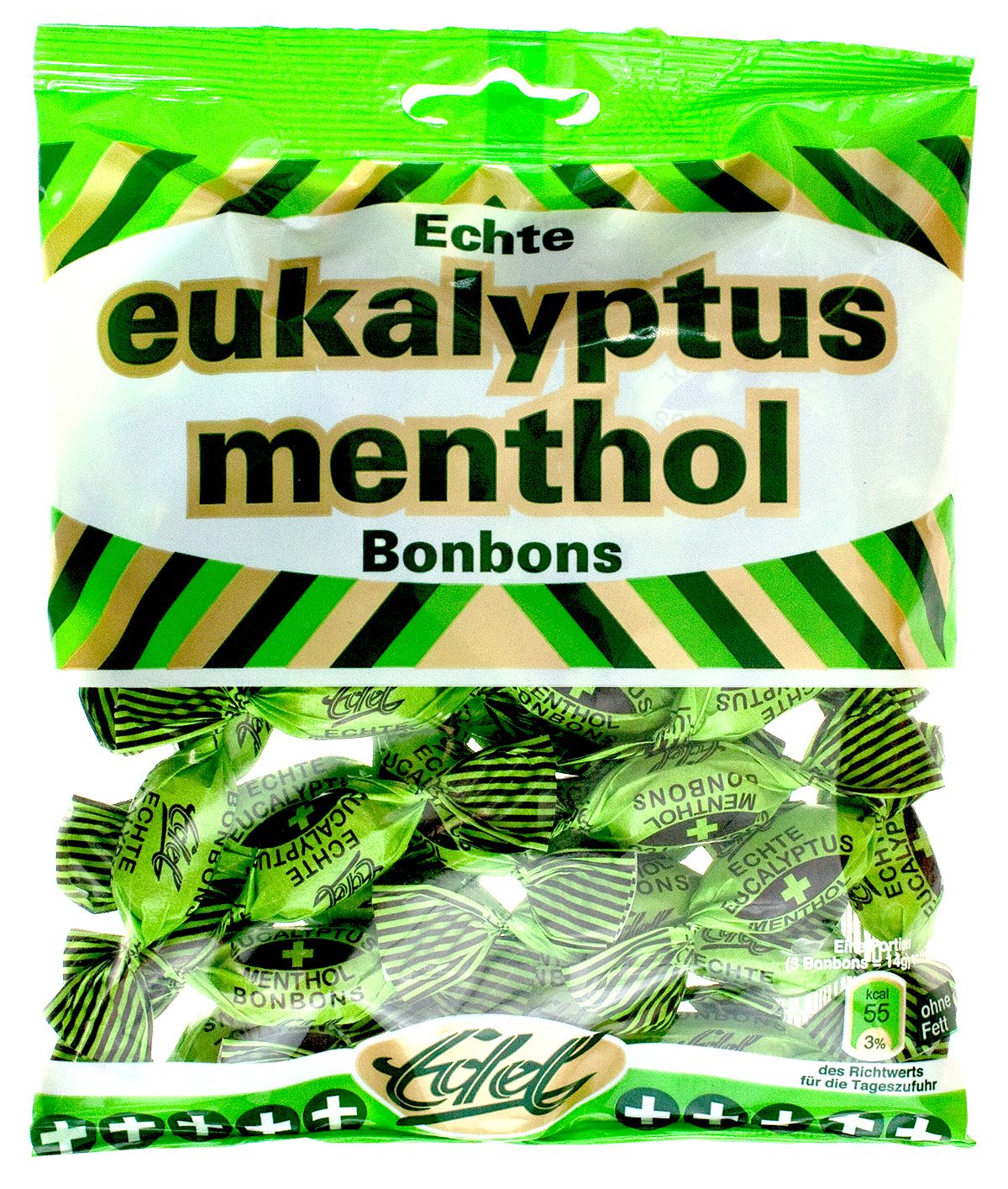 EDEL Eukalyptus Menthol konfektes, 100 g - Piegāde visā Latvijā ...
