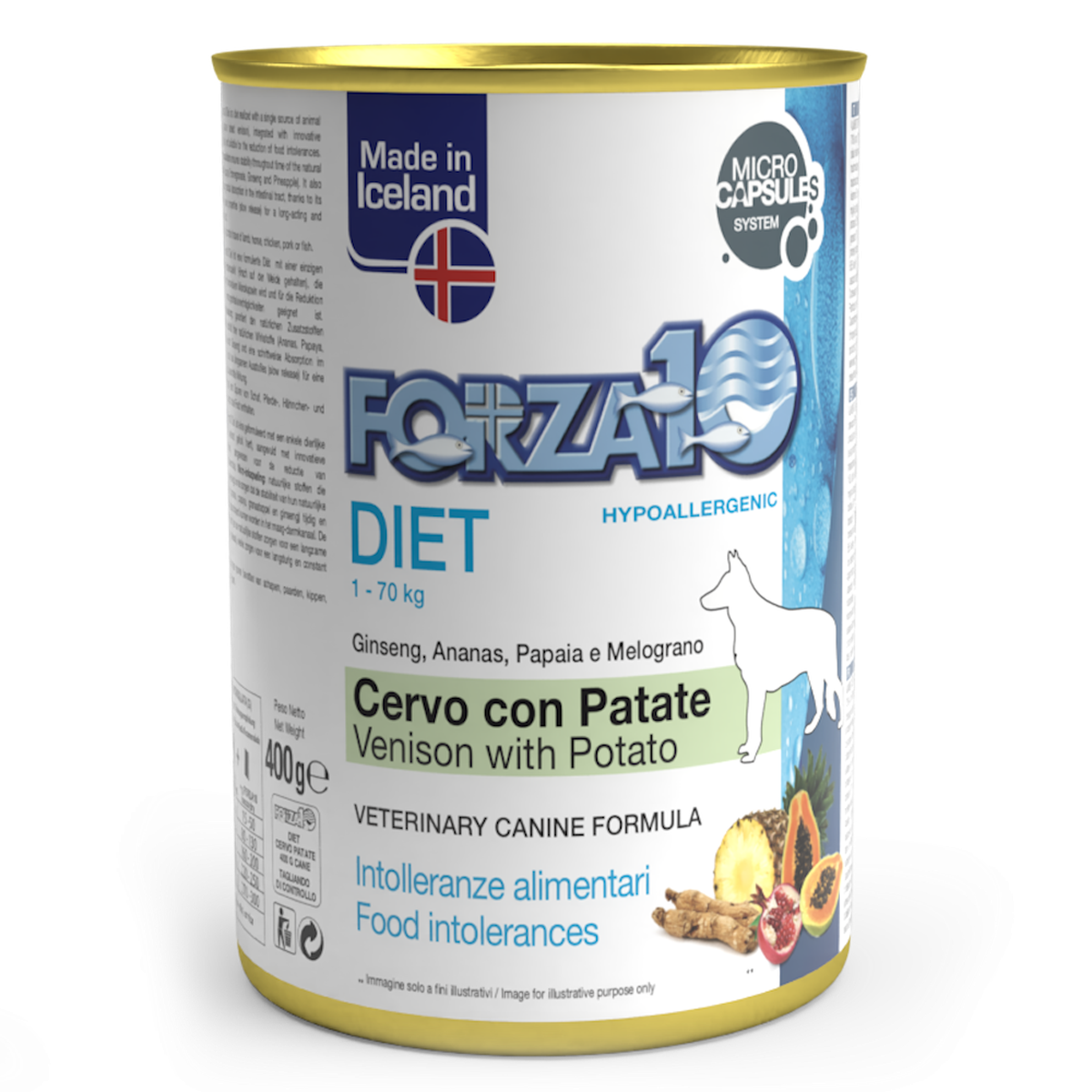 FORZA10 Diet Briedis Ar Kartupeļiem mitrā barība, 400 g - Piegāde visā ...