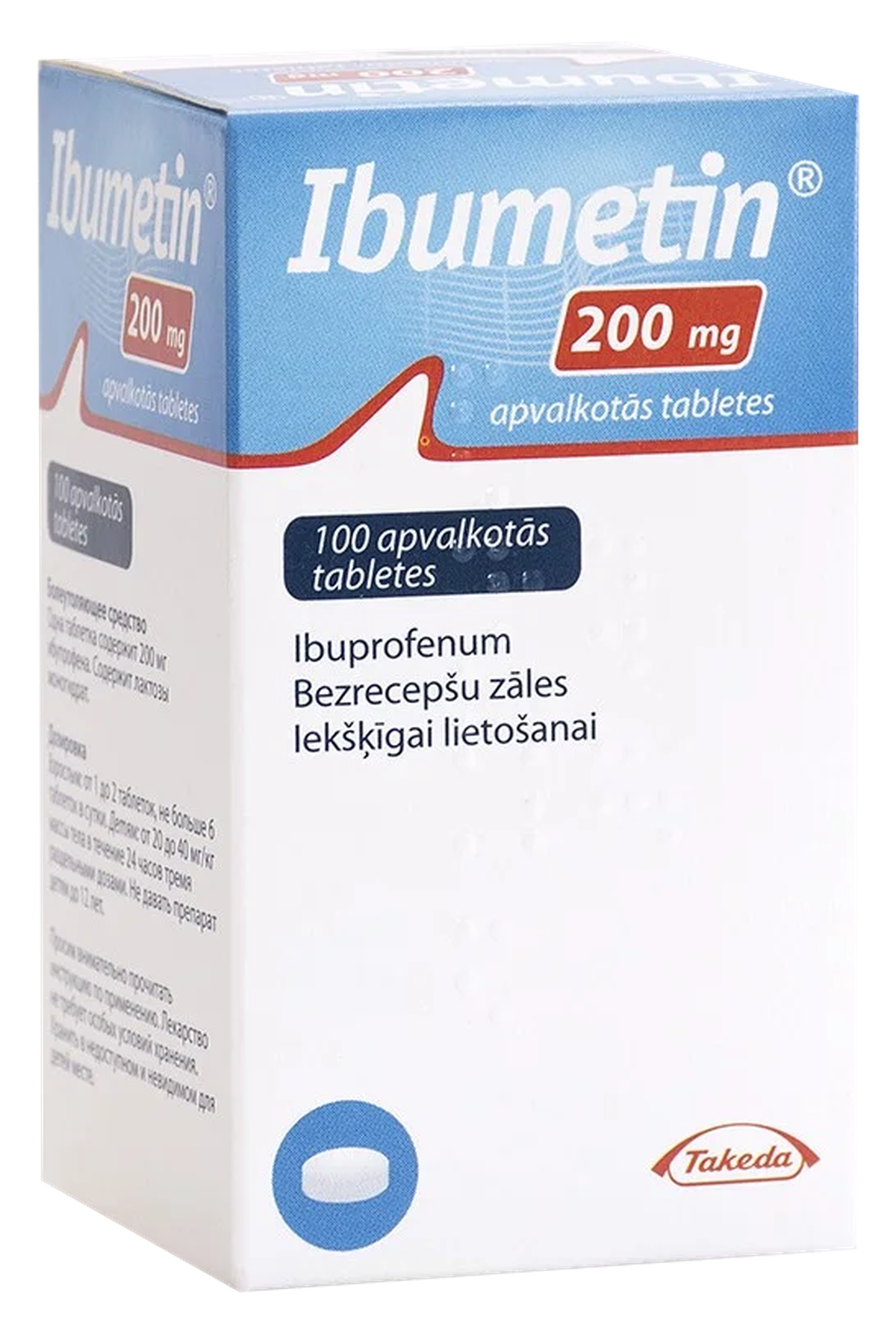 IBUMETIN 200 mg apvalkotās tabletes, 100 gab. - Piegāde visā Latvijā ...