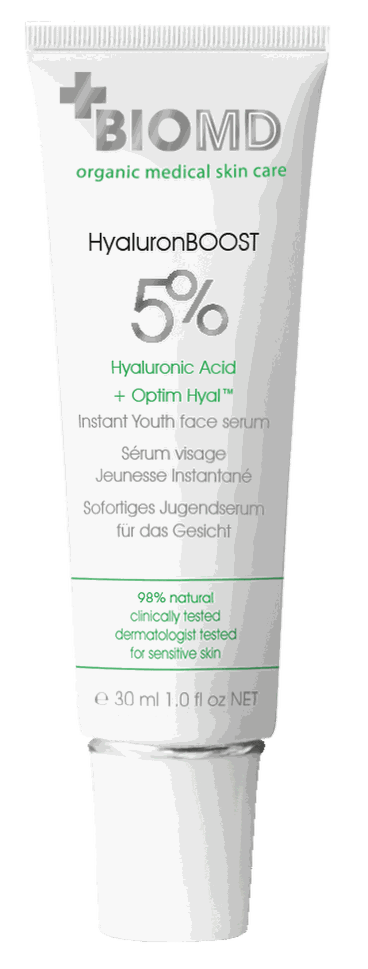 BIOMD Hyaluron Boost Instant Youth сыворотка, 30 мл | Mēness aptieka