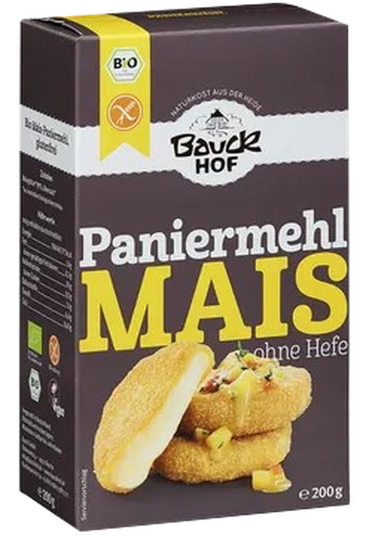BAUCK HOF bio kukurūzas, panēšanai milti, 200 g - Piegāde visā Latvijā ...