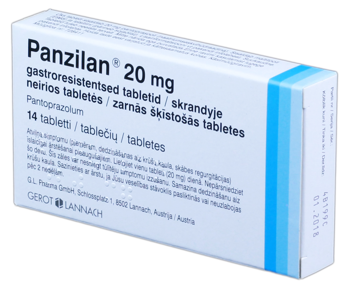 PANZILAN 20 mg tabletes, 14 gab. - Piegāde visā Latvijā | Mēness aptieka