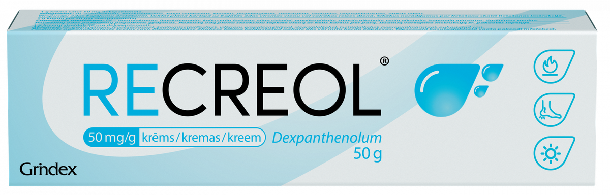 RECREOL 50 mg/g cream, 50 g | Mēness aptieka