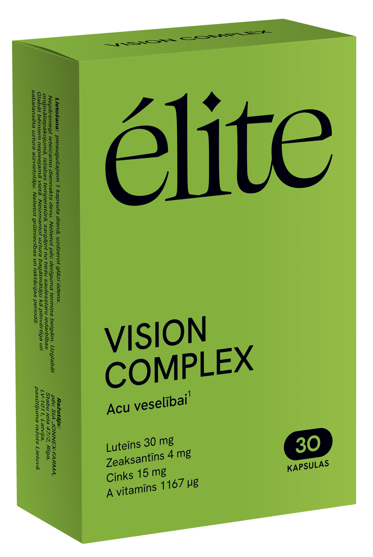 ELITE Vision Complex kapsulas, 30 gab. - Piegāde visā Latvijā | Mēness ...