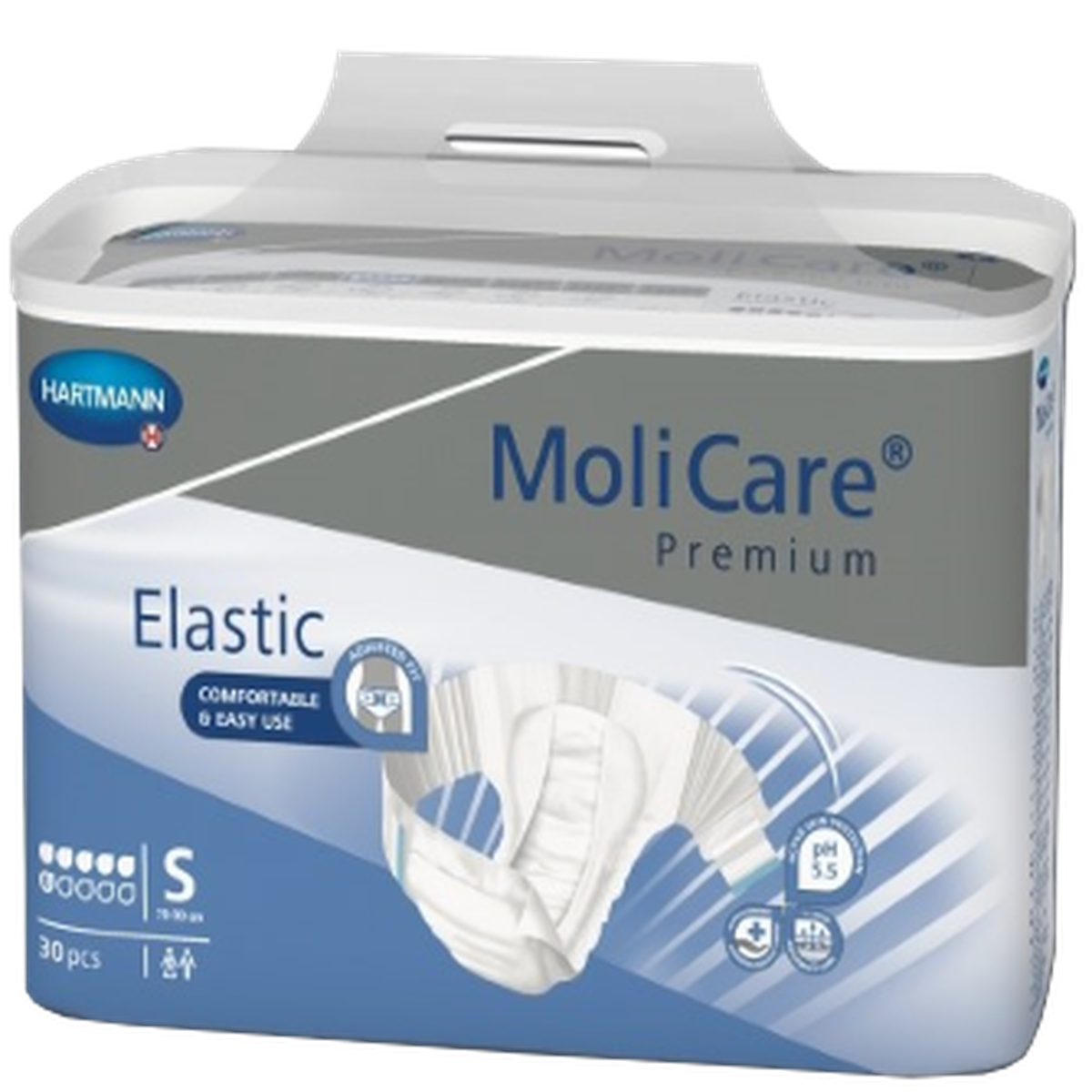 MOLICARE Premium Elastic 6 diapers, 30 pcs. | Mēness aptieka