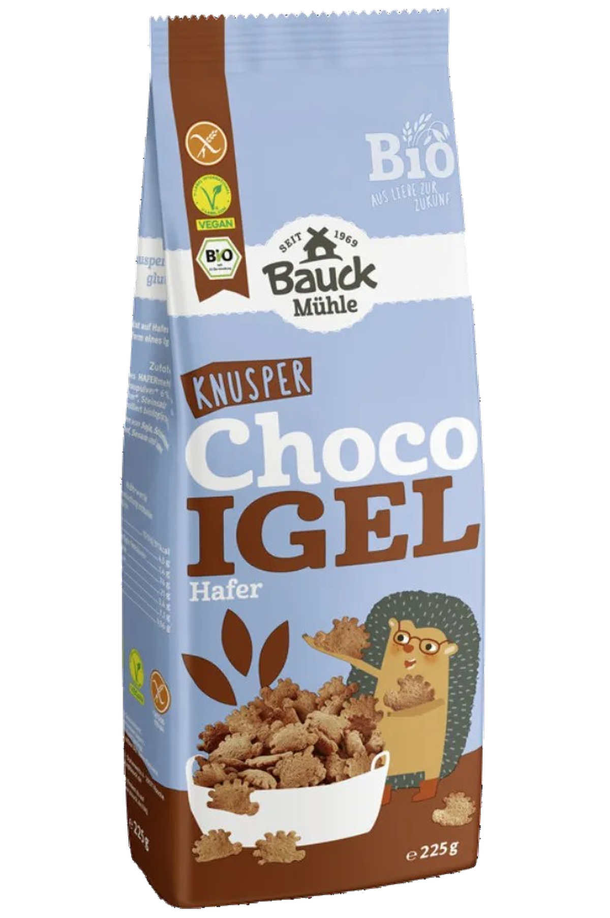 BAUCK HOF Organic Crunchy Oat Choco Hedgehogs flakes, 225 g | Mēness ...