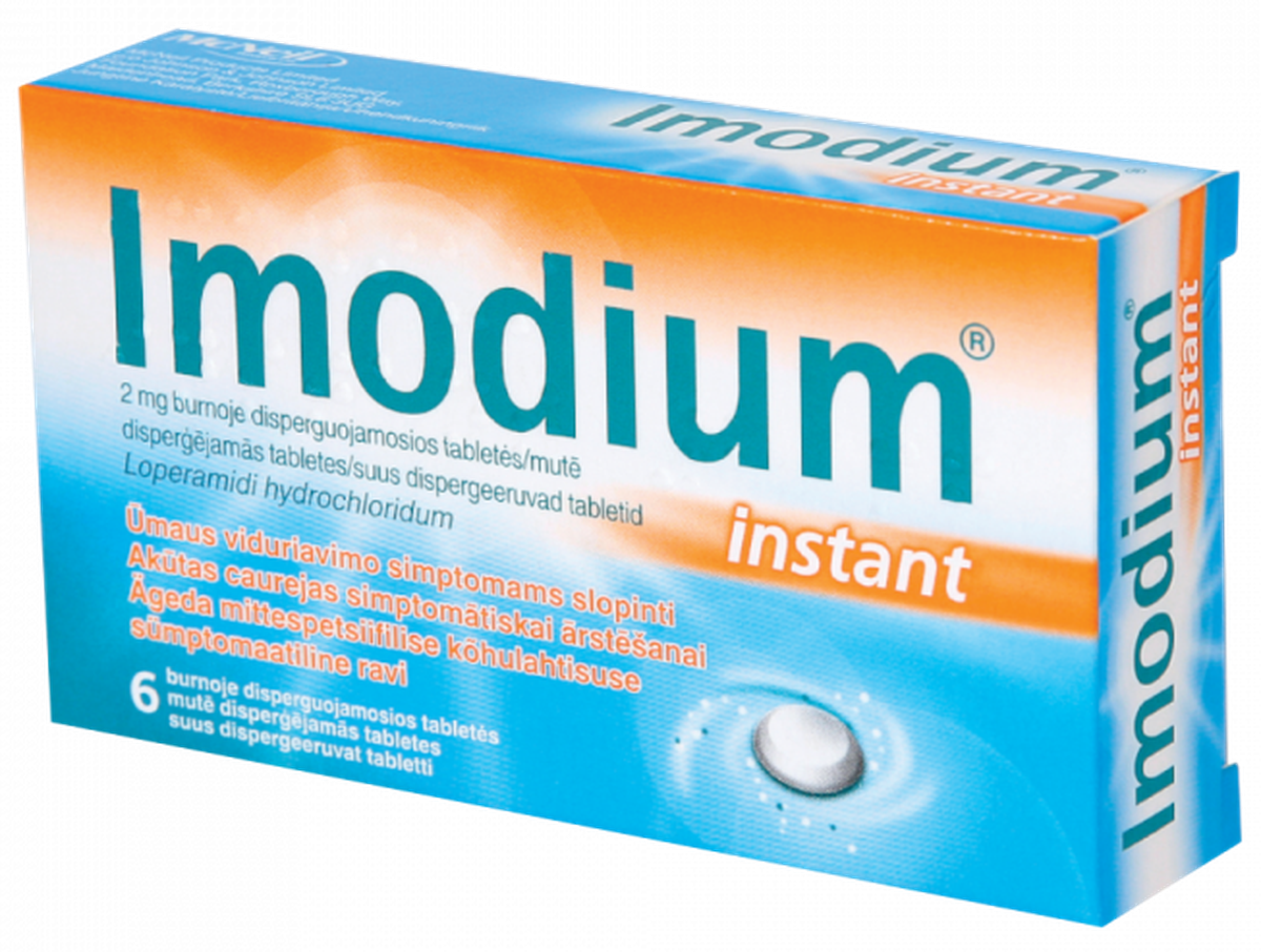 IMODIUM 2 mg tabletes, 6 gab. - Piegāde visā Latvijā | Mēness aptieka