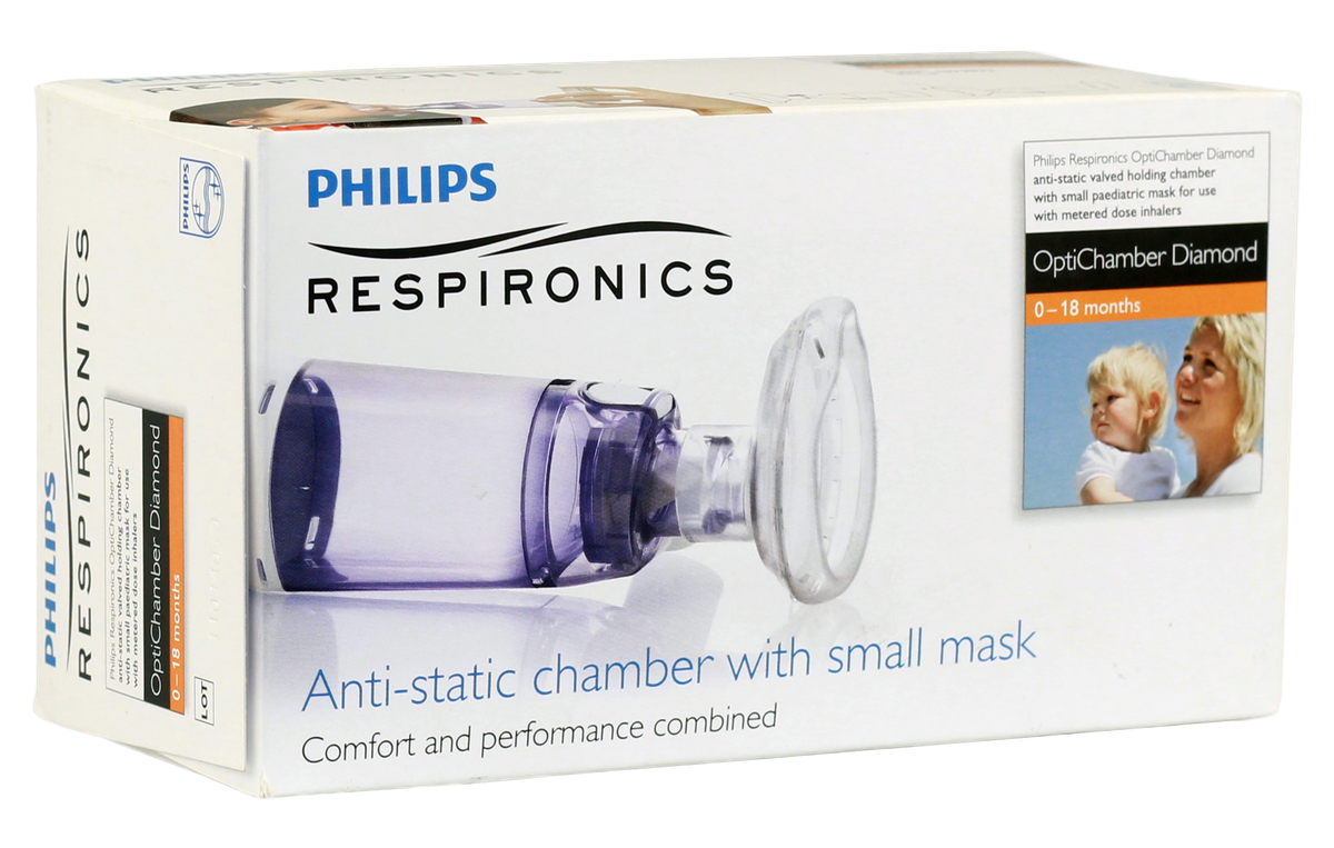 PHILIPS Respironics OptiChamber Diamond chamber, 1 pcs. | Mēness aptieka