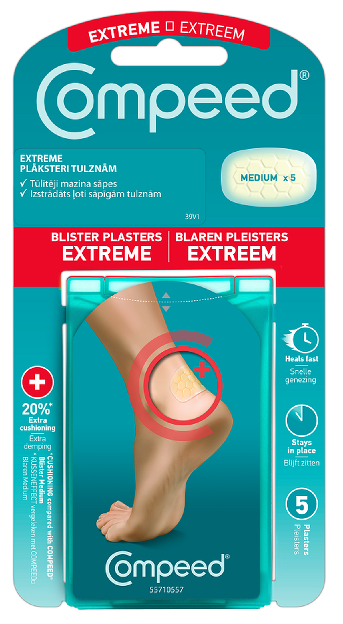 COMPEED EXTREME blister patches, 5 pcs. | Mēness aptieka
