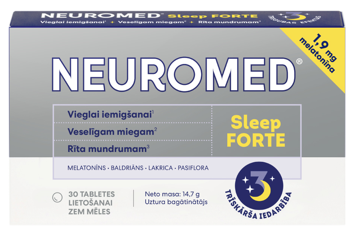 NEUROMED Sleep Forte, 30 pcs. | Mēness aptieka