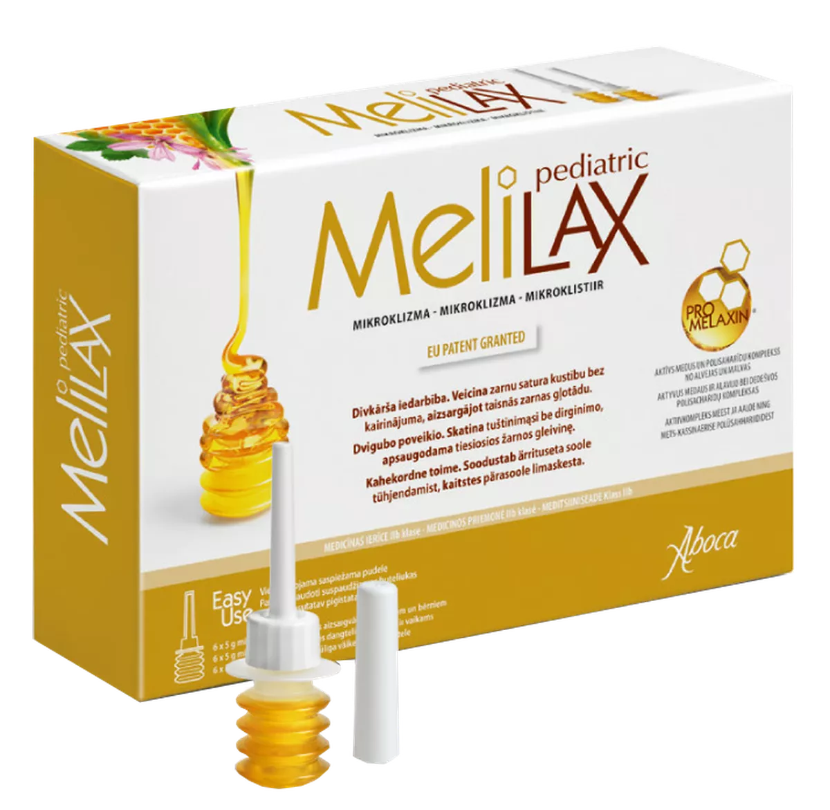 MELILAX Pediatric 5 g enema, 6 pcs. | Mēness aptieka