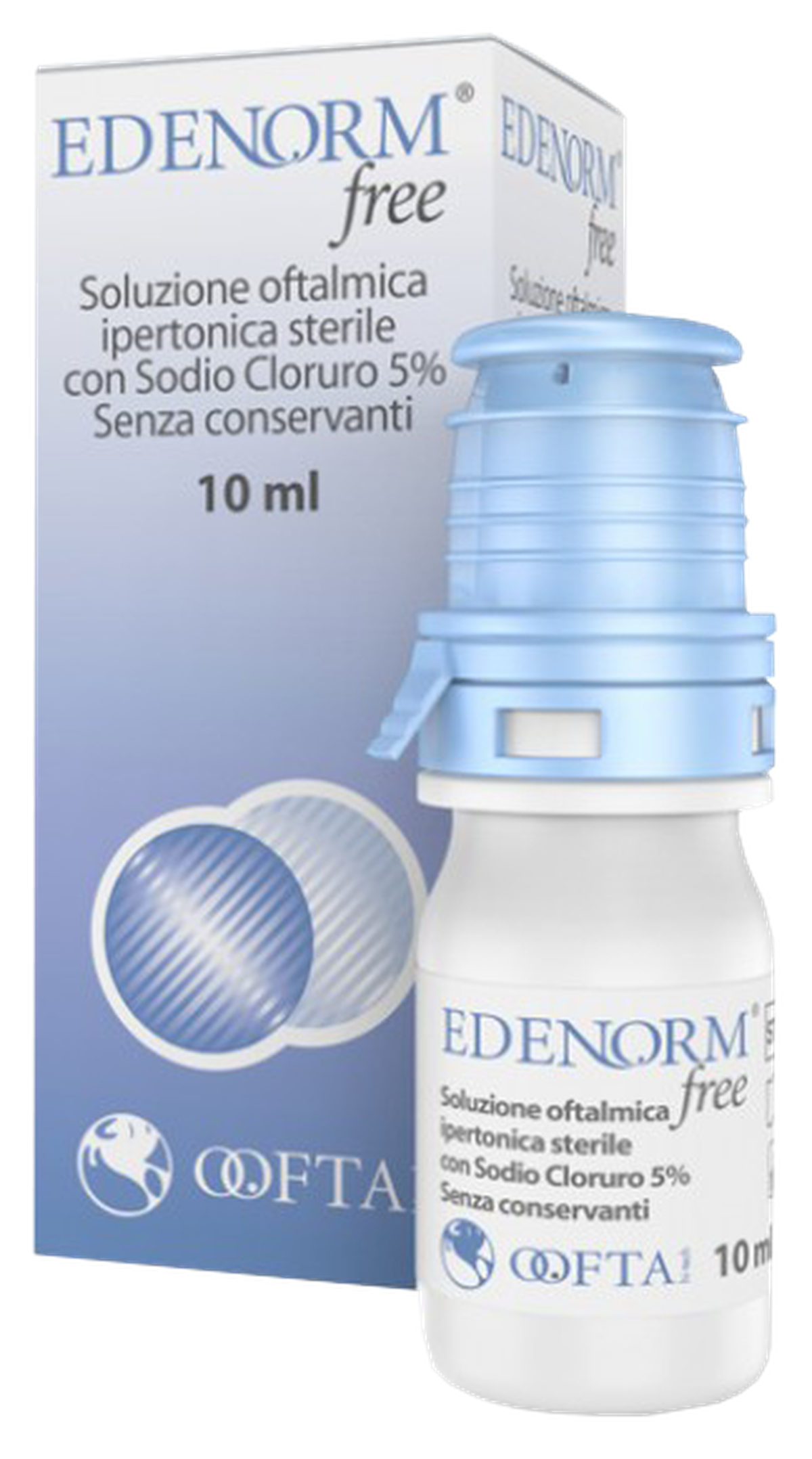 EDENORM Free 5 % eye drops, 10 ml | Mēness aptieka