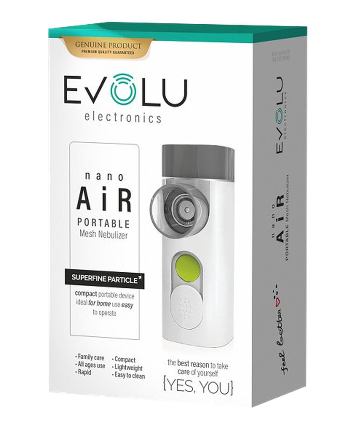 EVOLU переносной nano AIR ингалятор, 1 шт. | Mēness aptieka