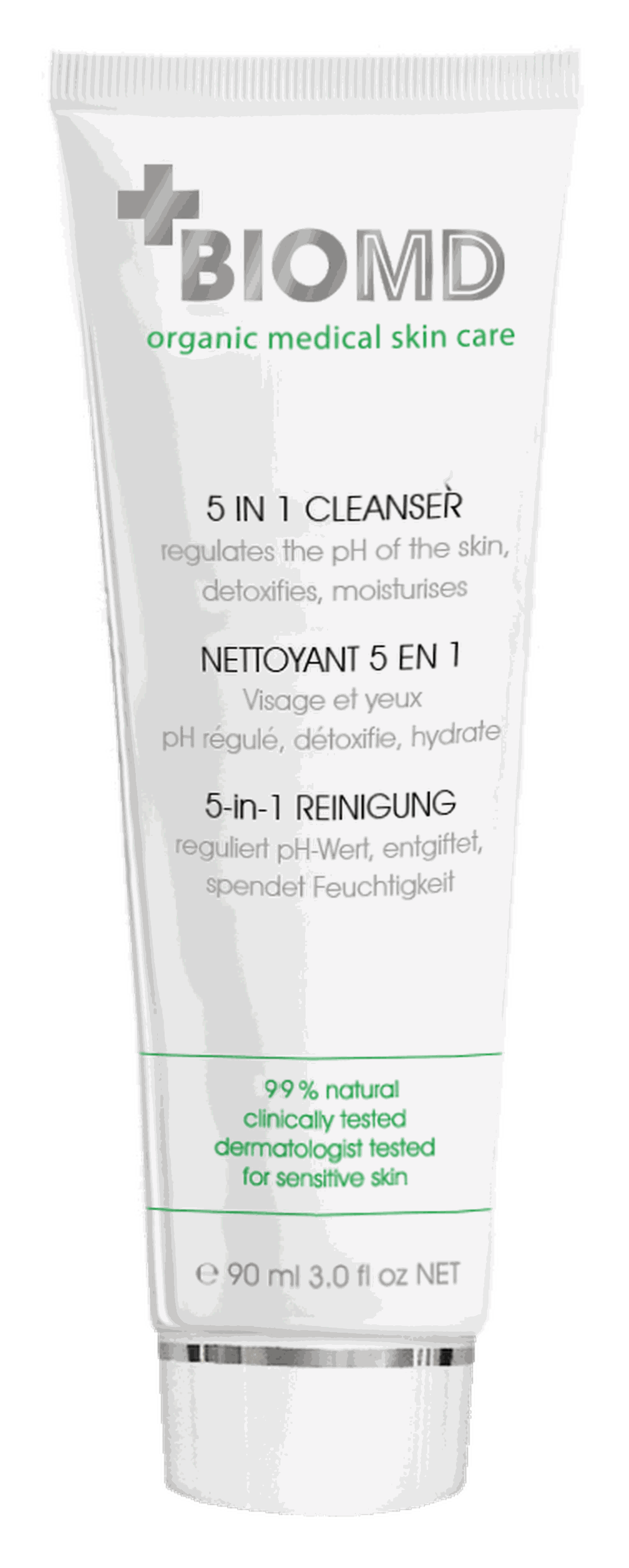 BIOMD 5-in-1 Cleanser cleanser, 90 ml | Mēness aptieka