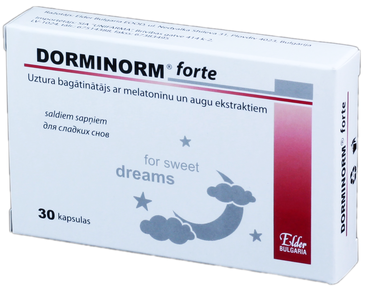 DORMINORM Forte capsules, 30 pcs. | Mēness aptieka